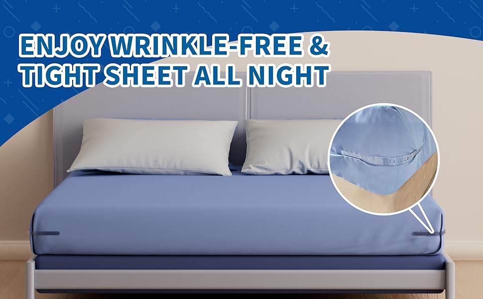 Lock Sheet Holders Keep Sheets Tight Heavy Duty Bed Sheet Holder Corner ...