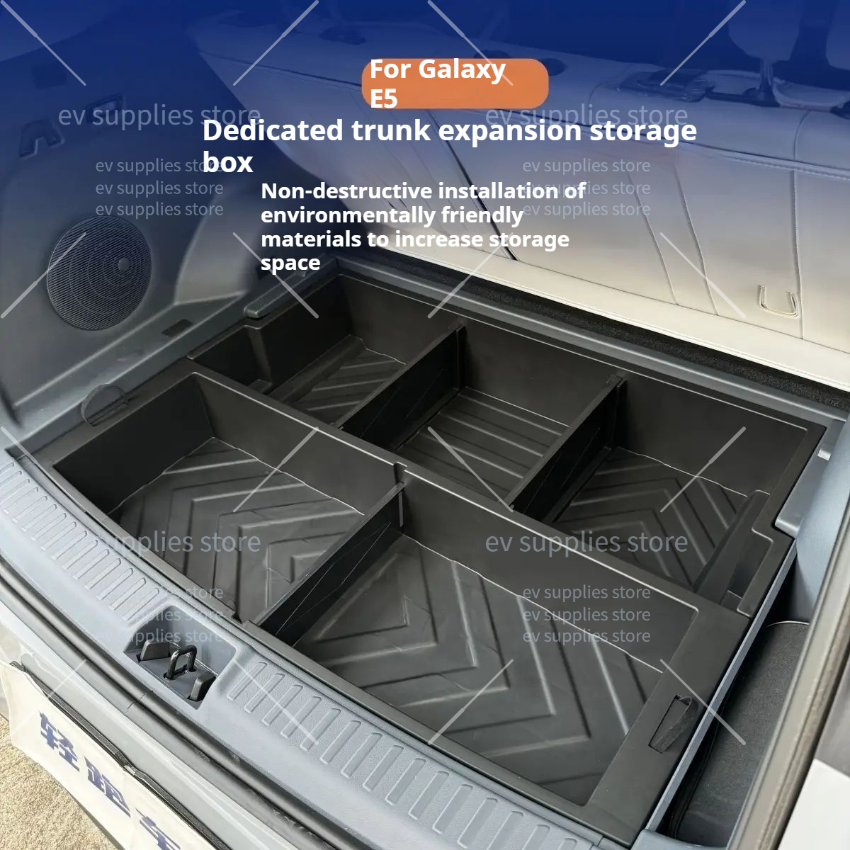 For Proton eMas 7 Rear Front Trunk Storage Box Frunk Organizer Tray ...