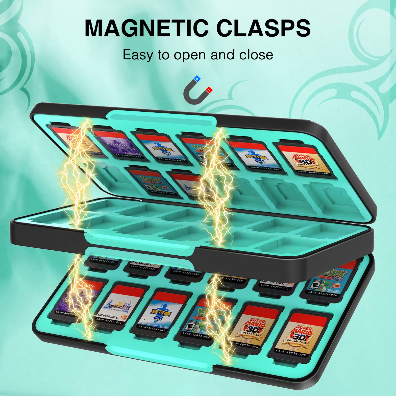48 Switch Game Card Case for Nintendo Switch OLED/Lite,Game Holder ...
