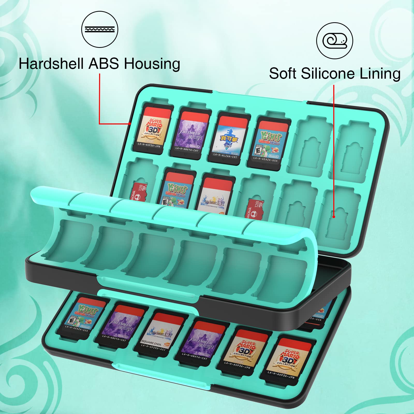 48 Switch Game Card Case for Nintendo Switch OLED/Lite,Game Holder ...
