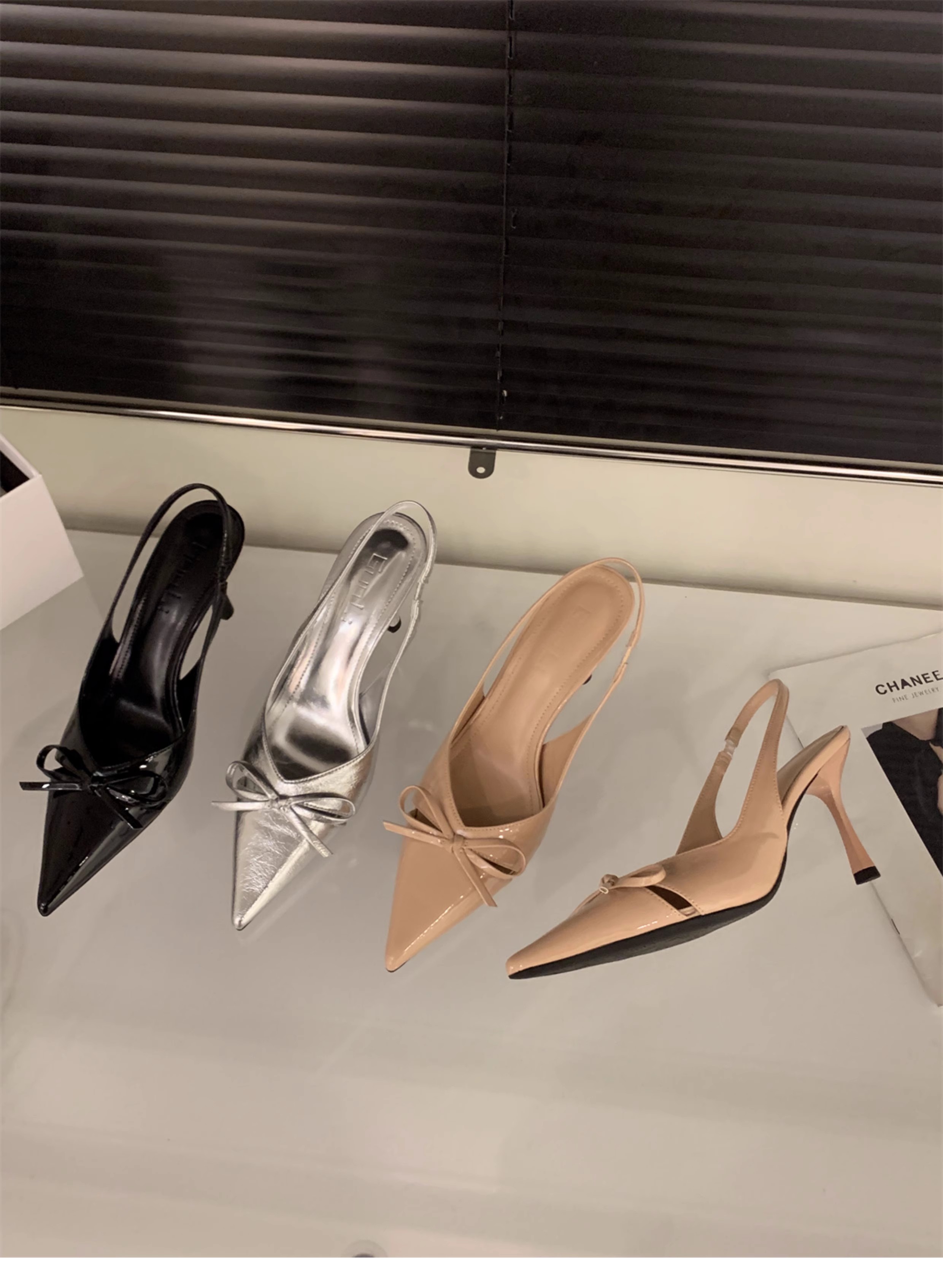 SWEETC Kasut raya perempuan Raya Heels Shoes for Women Fashion Pointed ...
