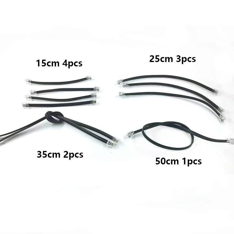 10Pcs/Lot EV3 Data Line 28AWG Crystal Hard soft wire Black white light ...
