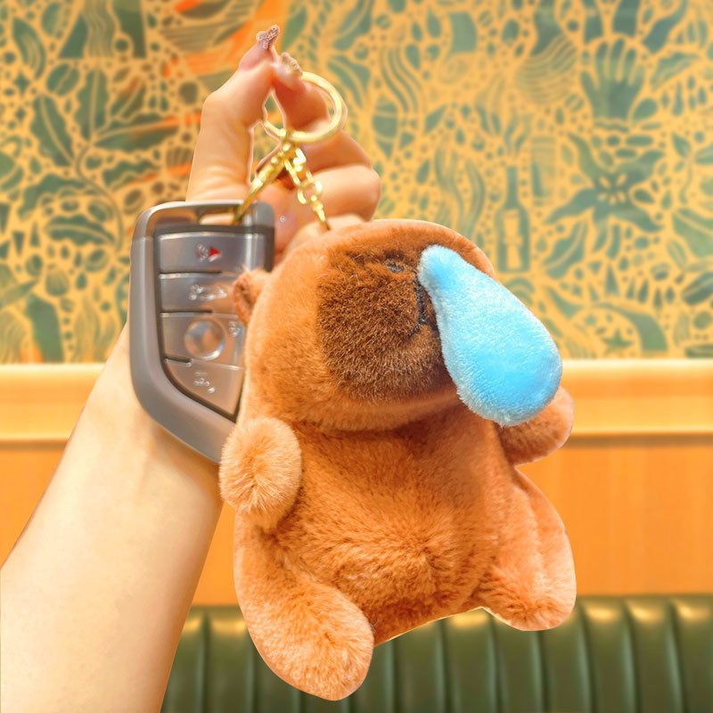 Lovely Keychain Capybaras Keychain Toy Capybaras Keyring Cartoon Purse ...
