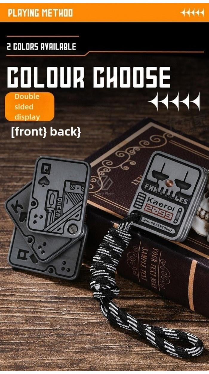 Local Ready Stock 【Kaeroi】"2099" AKQ Skull Poker Fidget Slider Toys ...