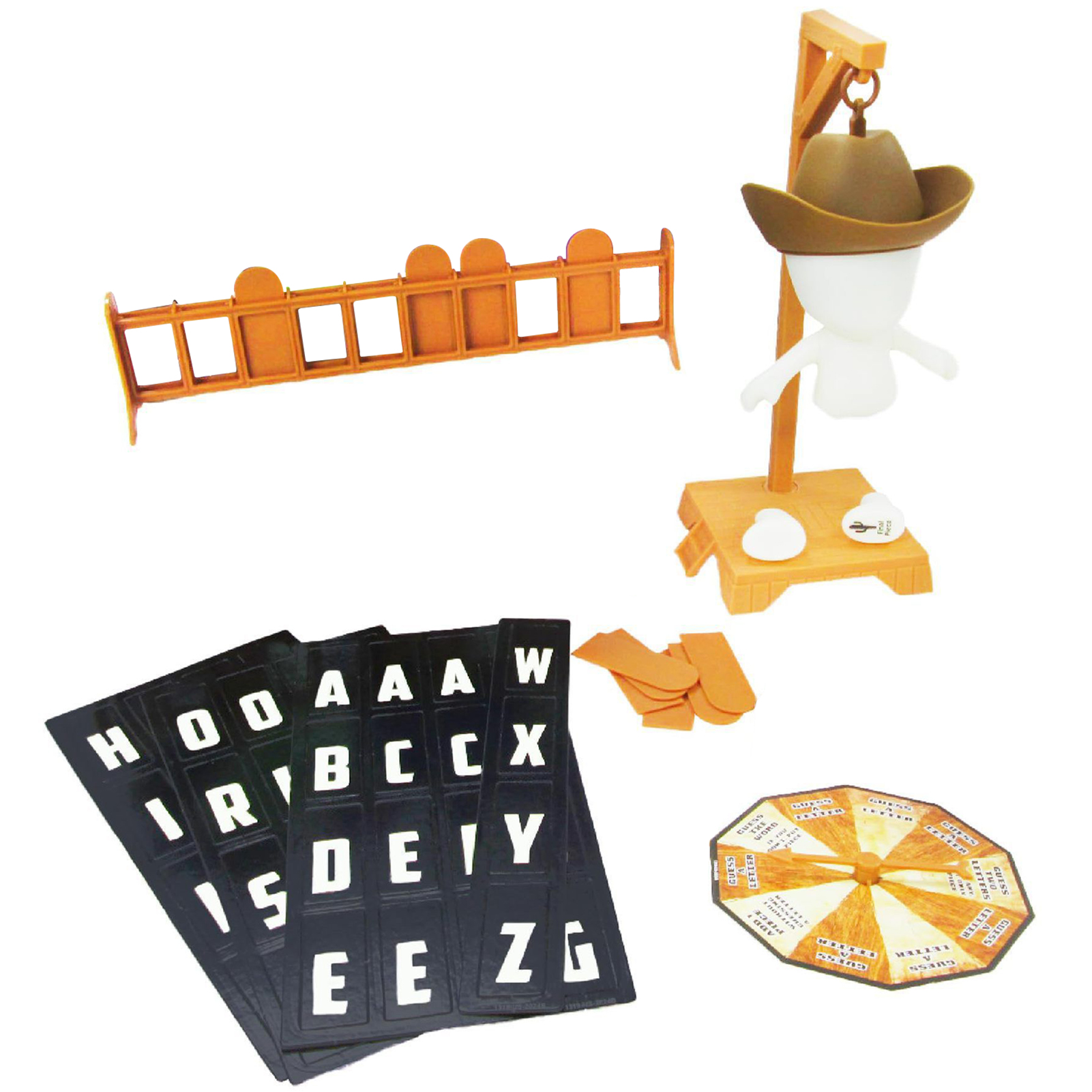 Hangman Mystery Word Guessing Game, for Kids and Families, Glow-in-the ...