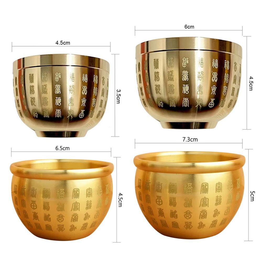 RESILIENCI1 1Pcs Pure Brass Cornucopia, Wealth Attracting Small Mini ...