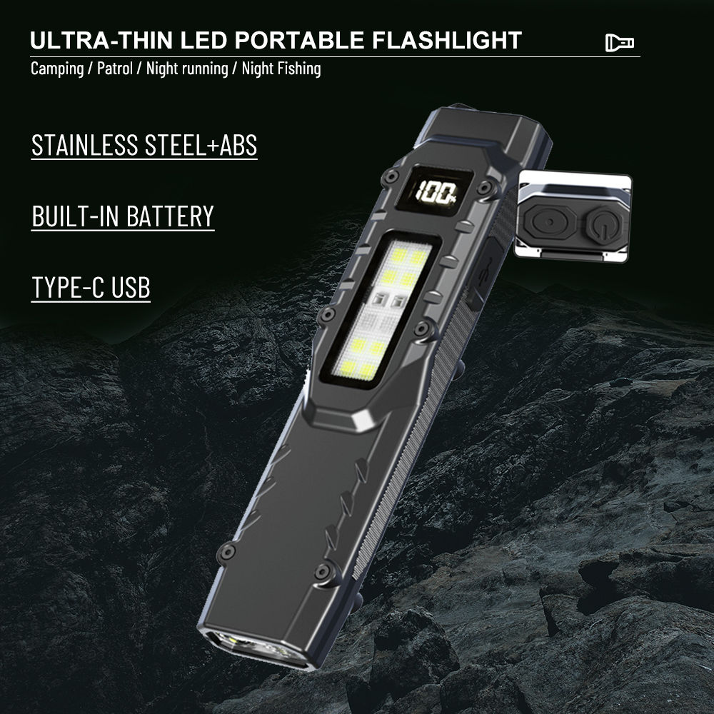Asafee V007 Outdoor Portable Super Bright LED Flashlight Camping Mini ...