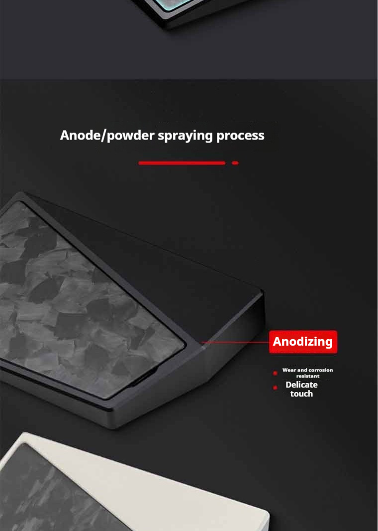 LUMINKEY Aluminum Alloy Anodized Metal Forged Carbon Fiber Palm Stand ...