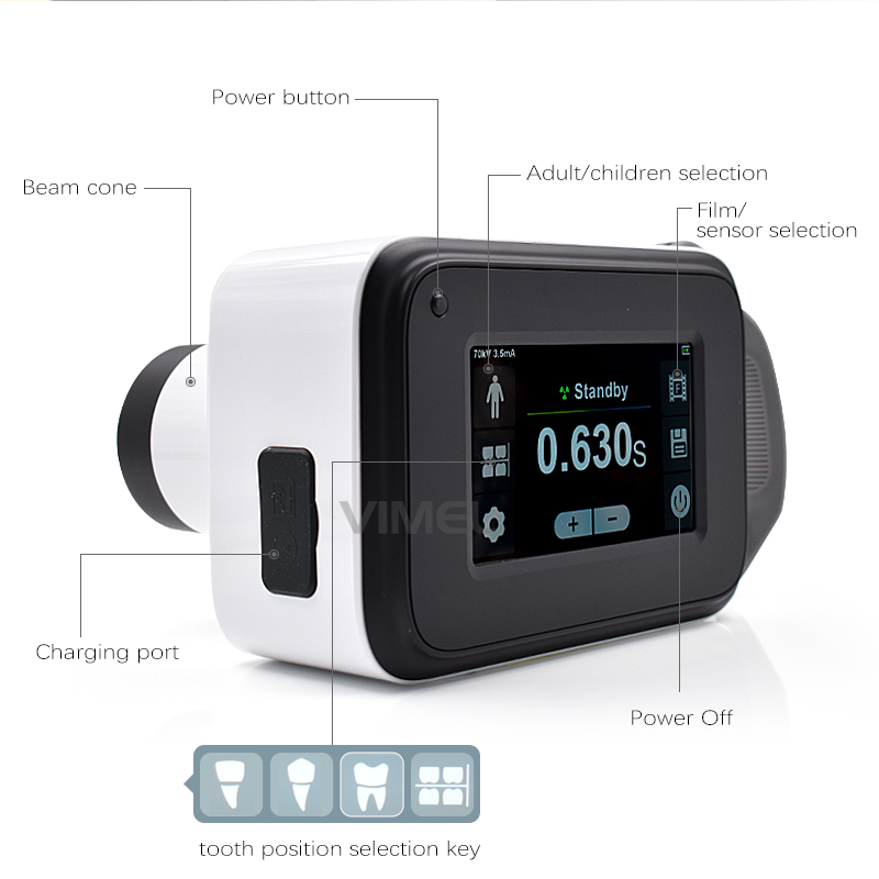 Portable Dental X Ray with Wireless Remote Control Touch Screen Digital ...