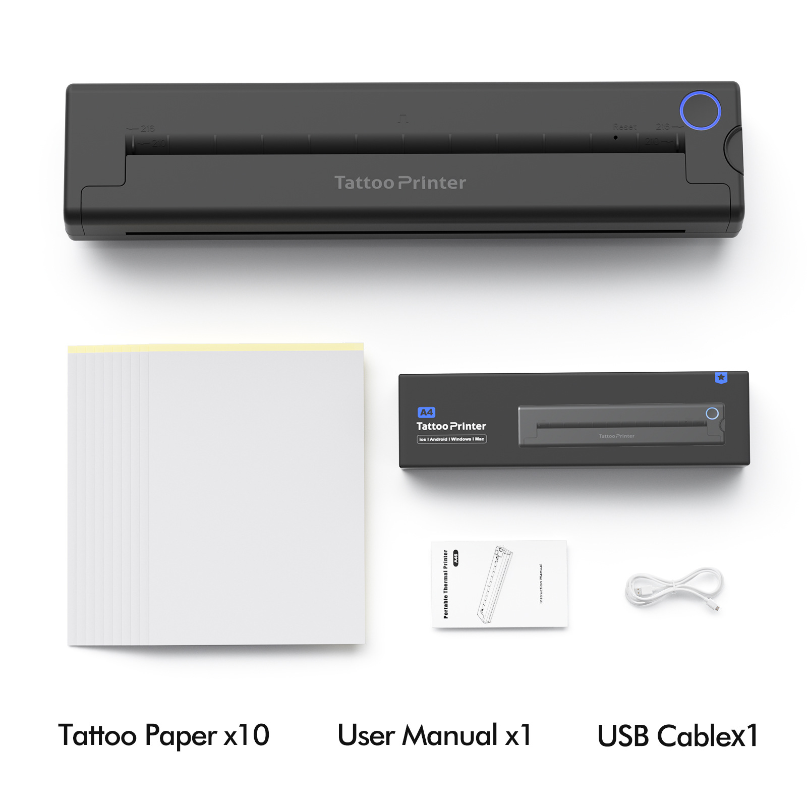 Factory Wholesale Tattoo Transfer Machine A46 Portable Thermal Stencil ...