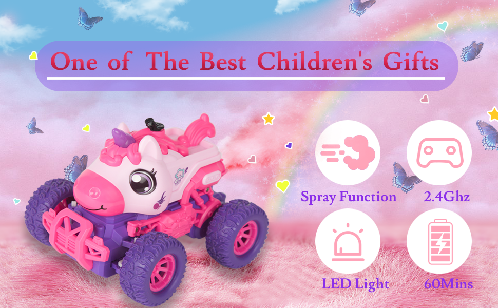 Unicorn Remote Control Cars for Kids, Remote Control Monster Truck ...
