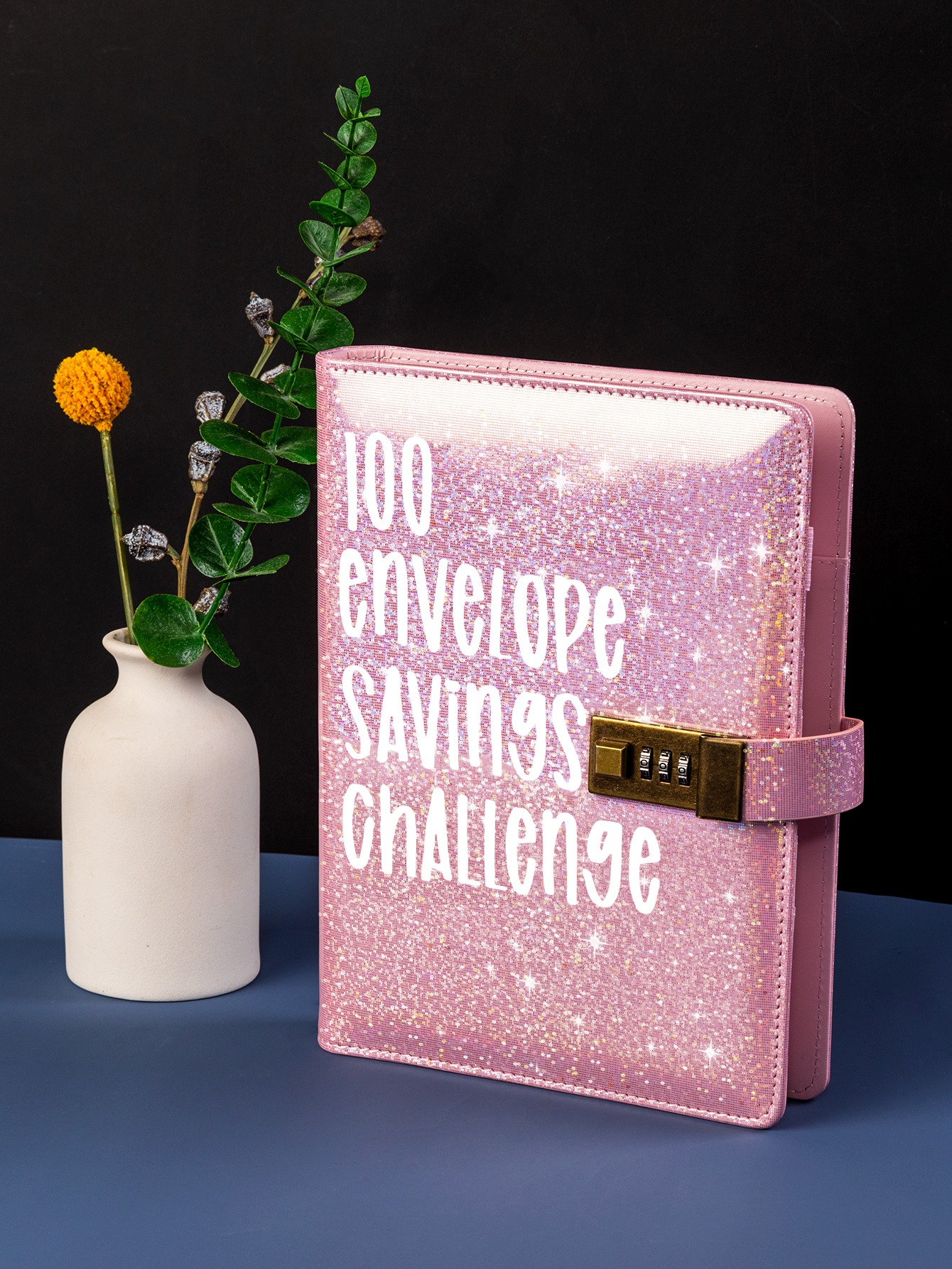 100-day money saving challenge notebook, two-grid lockable money saving ...