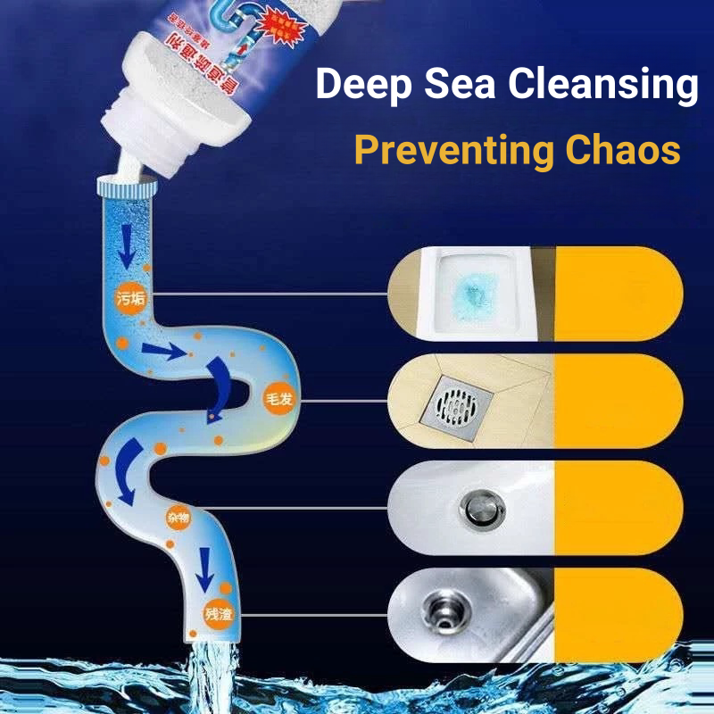 Pipe dredging agent pipe clearing powder grease removal powder solving ...