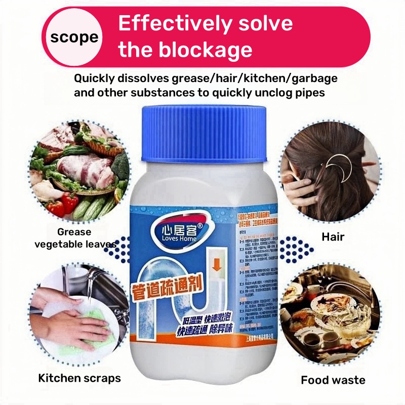 Pipe unblocking agent sewer unblocking tablets solve pipe blockage ...