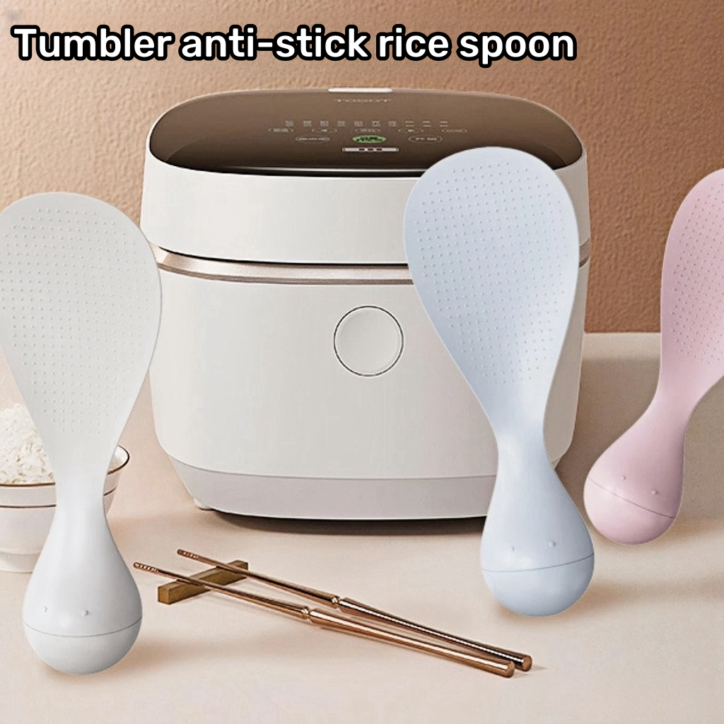 Rice spoon a rice spoon that can stand upright without pouring or ...