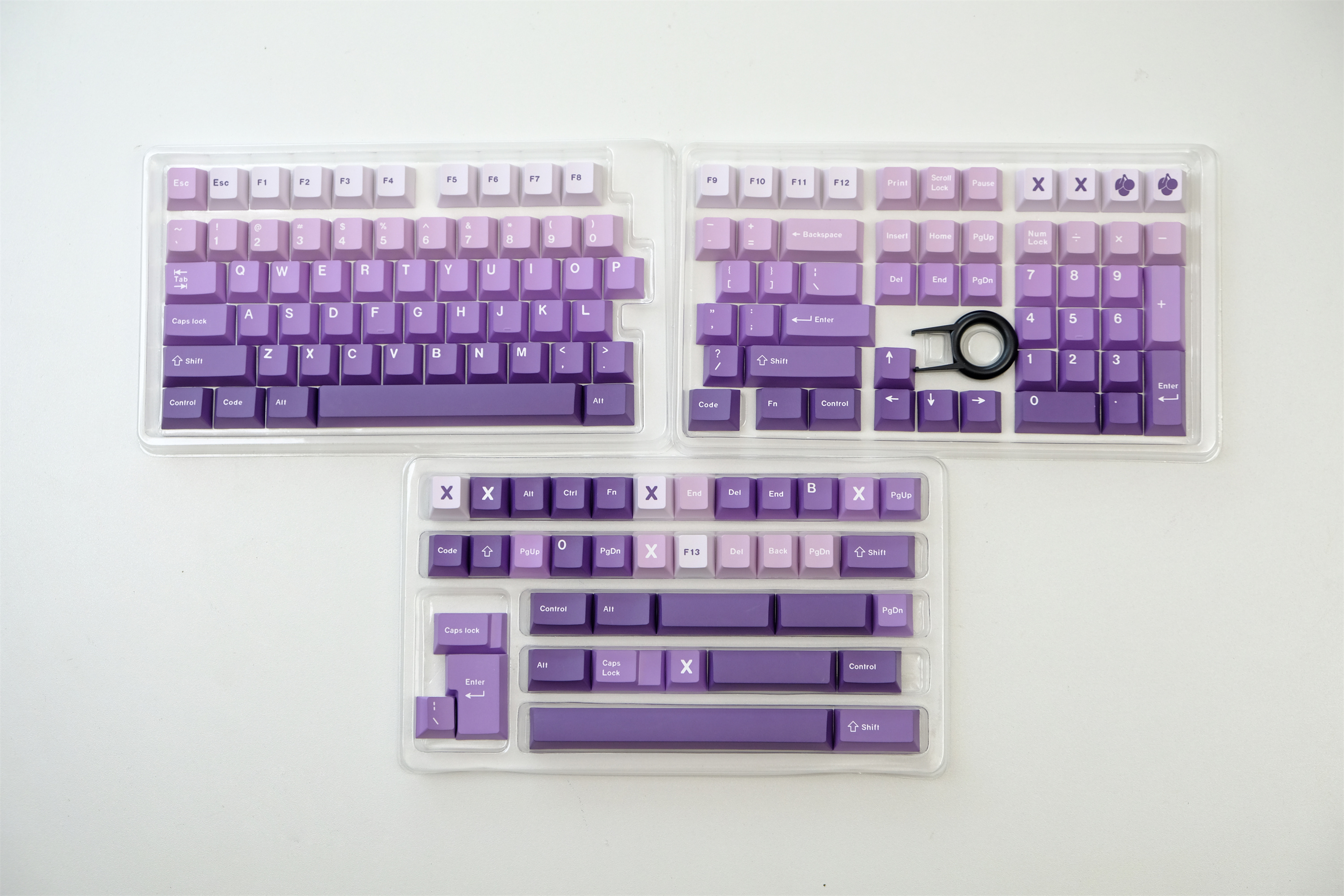 GMK Lavender Keycaps Set 147 Key PBT Keyboard Cap Cherry Profile game KeyCap for Mechanical ...