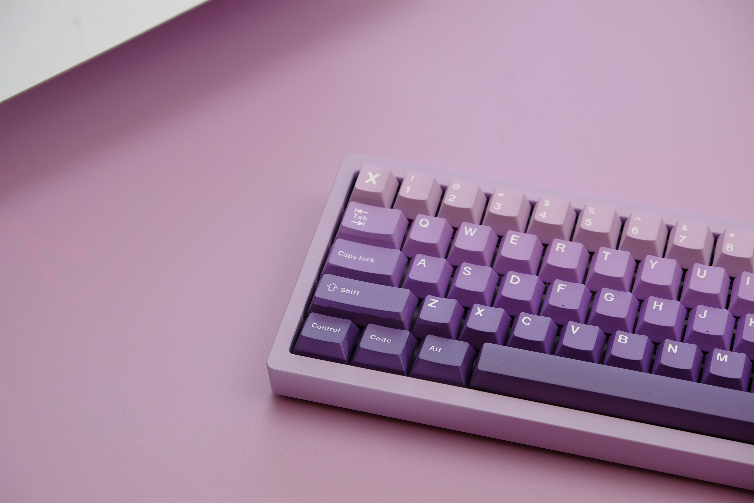 GMK Lavender Keycaps Set 147 Key PBT Keyboard Cap Cherry Profile game KeyCap for Mechanical ...