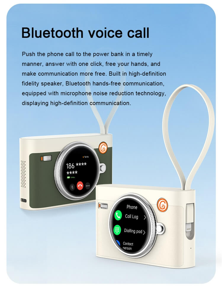 M3 Bluetooth Speaker Voice Call 10000mAh Capacity Power Bank DIY ...