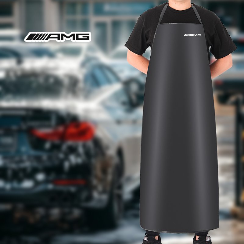 Durable PVC Leather Car Wash Apron Stain-proof Waterproof Industrial ...