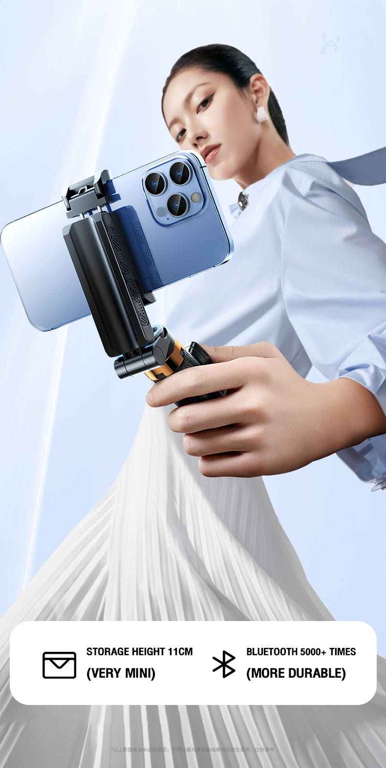 phone tripod Mini Selfie Stick Tripod Portable Grip Phone Tripod with ...