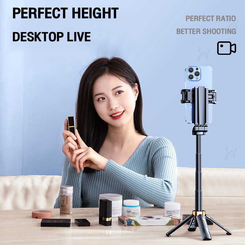 phone tripod Mini Selfie Stick Tripod Portable Grip Phone Tripod with ...