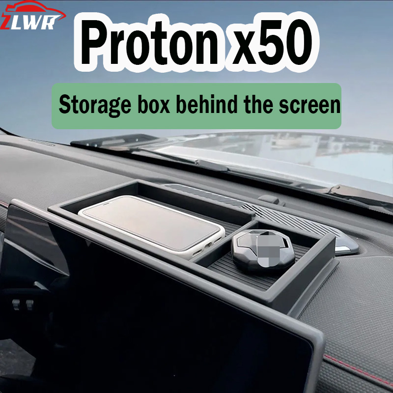 ZLWR Proton X50 rear screen storage box ABS material storage box ...