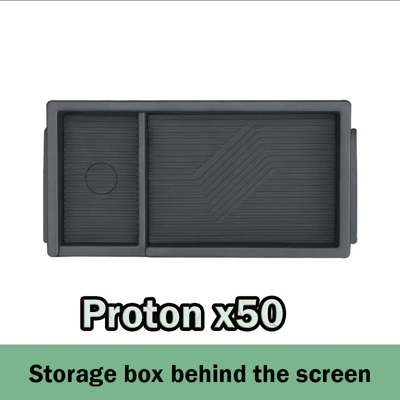 ZLWR Proton X50 rear screen storage box ABS material storage box ...