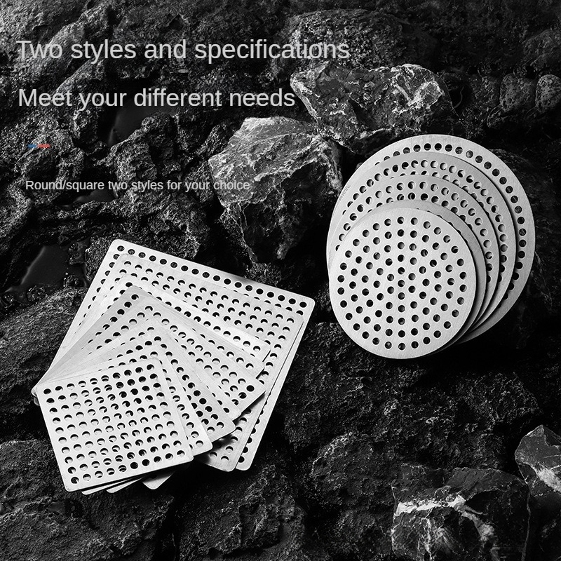 304 Stainless Steel Square Drain Cover, Filter Net, Anti-Clog ging ...