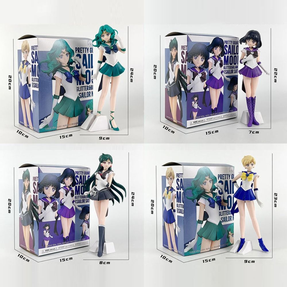 AOPHEKM Sailor Moon Action Figures, Ornament Collection Sailor Moon ...