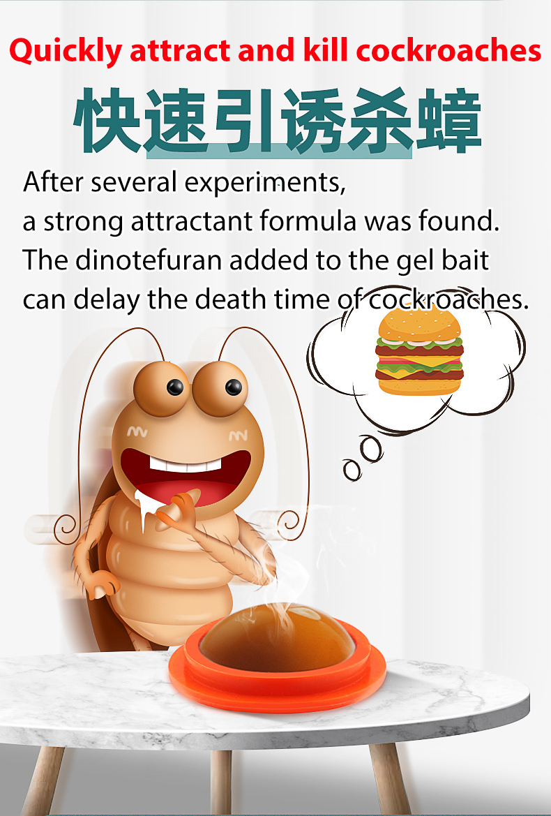 【100% kill rate】 Cockroach Killer 1 box/20 tablets cockroach trap pest ...
