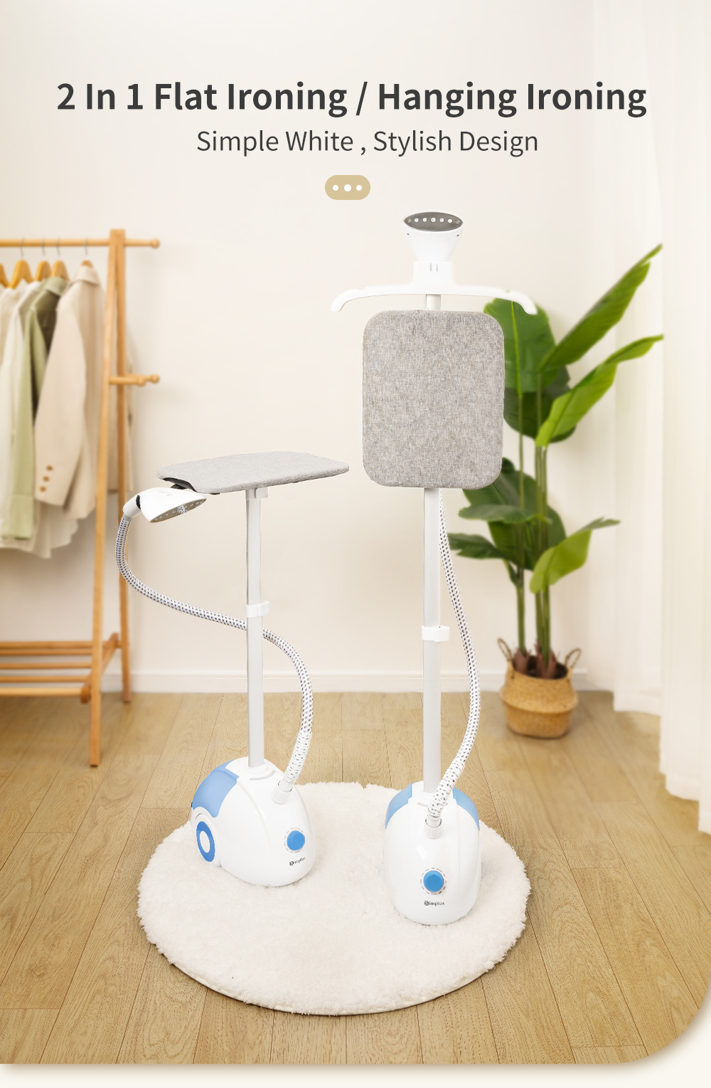 Simplus 11 Mode Stainless Steel Iron Steam Garment Steamer (2000W ...