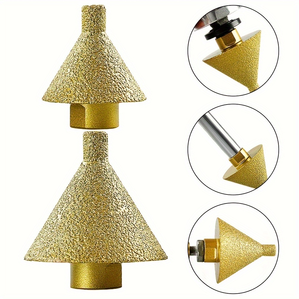 Diamond Chamfer Drill Bit for M10/M14 Thread – 38/50mm Tapered Edge ...