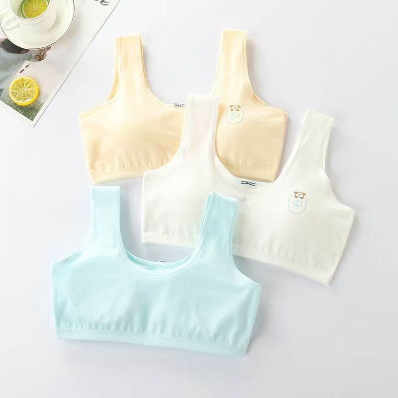 Girls' Bra, Cotton Material, Anti-bulging Design, Cute Little Vest ...