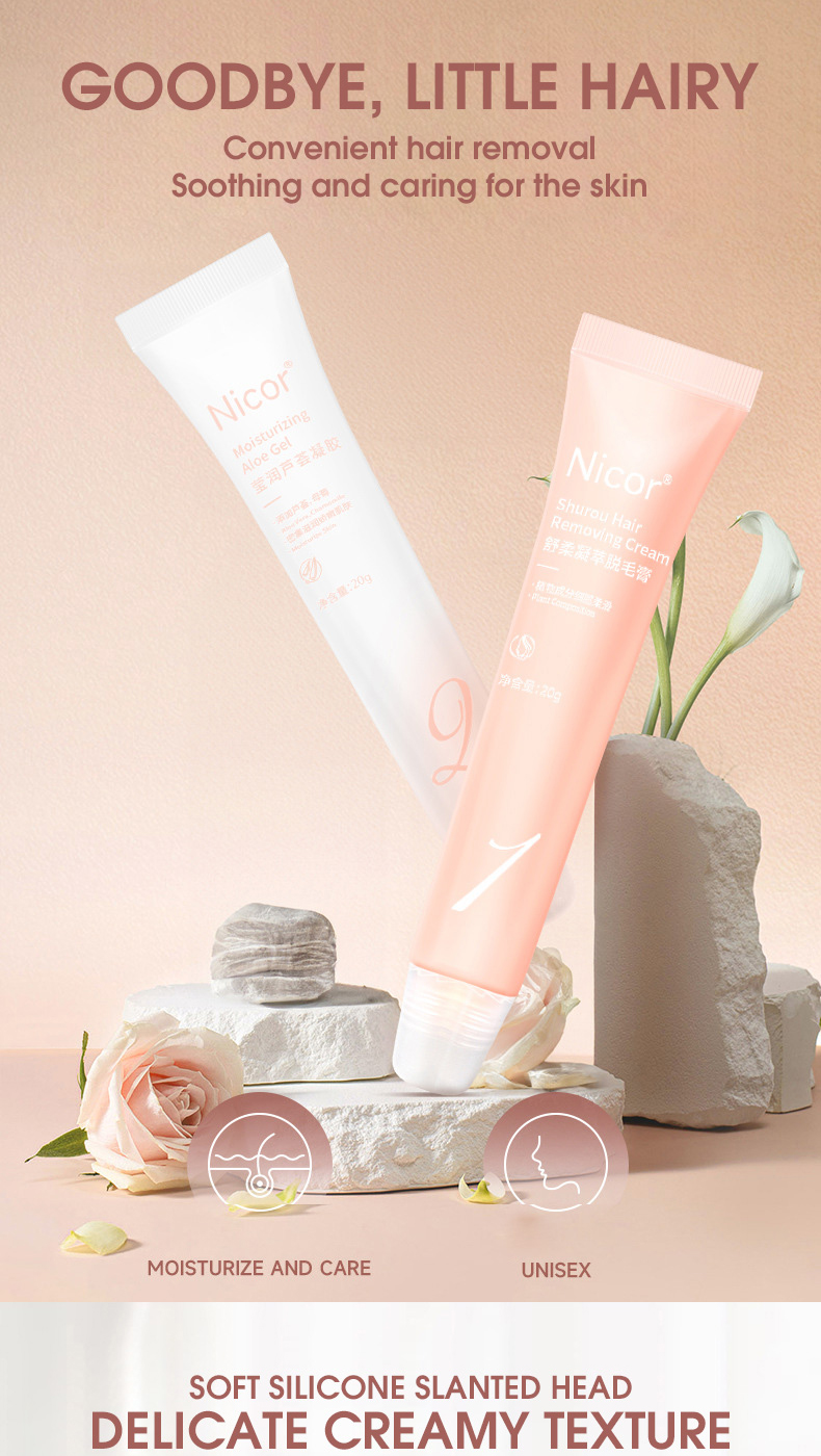 Nicor Lip Hair Removal Cream for Men and Women, Gentle for Removing ...