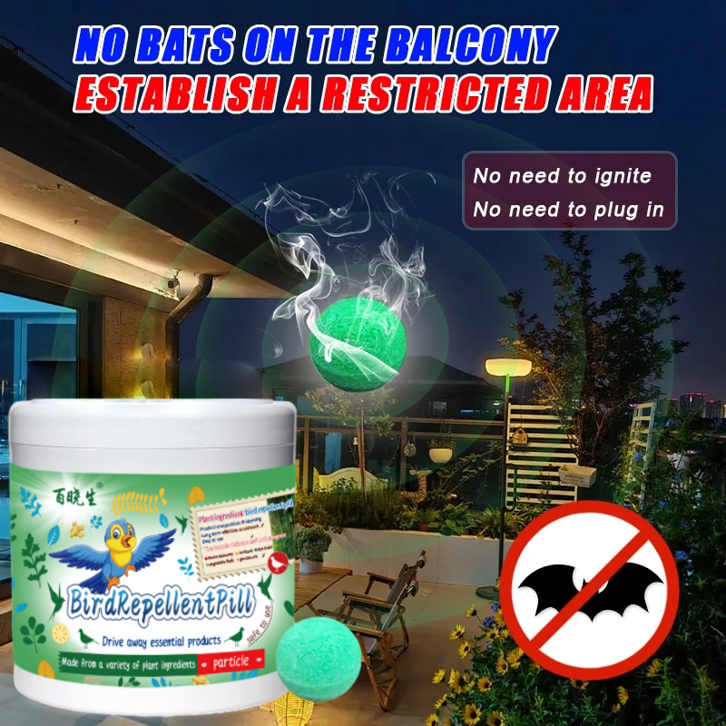 【24-hour delivery】50 years without bats at all！Bat repellent for home ...