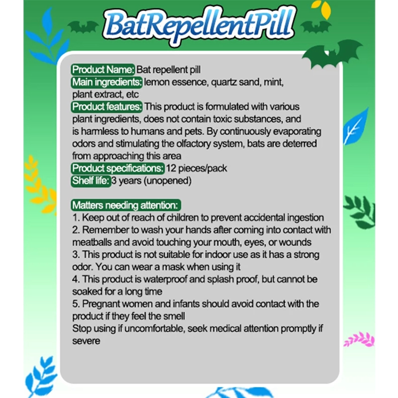 【24-hour delivery】50 years without bats at all！Bat repellent for home ...