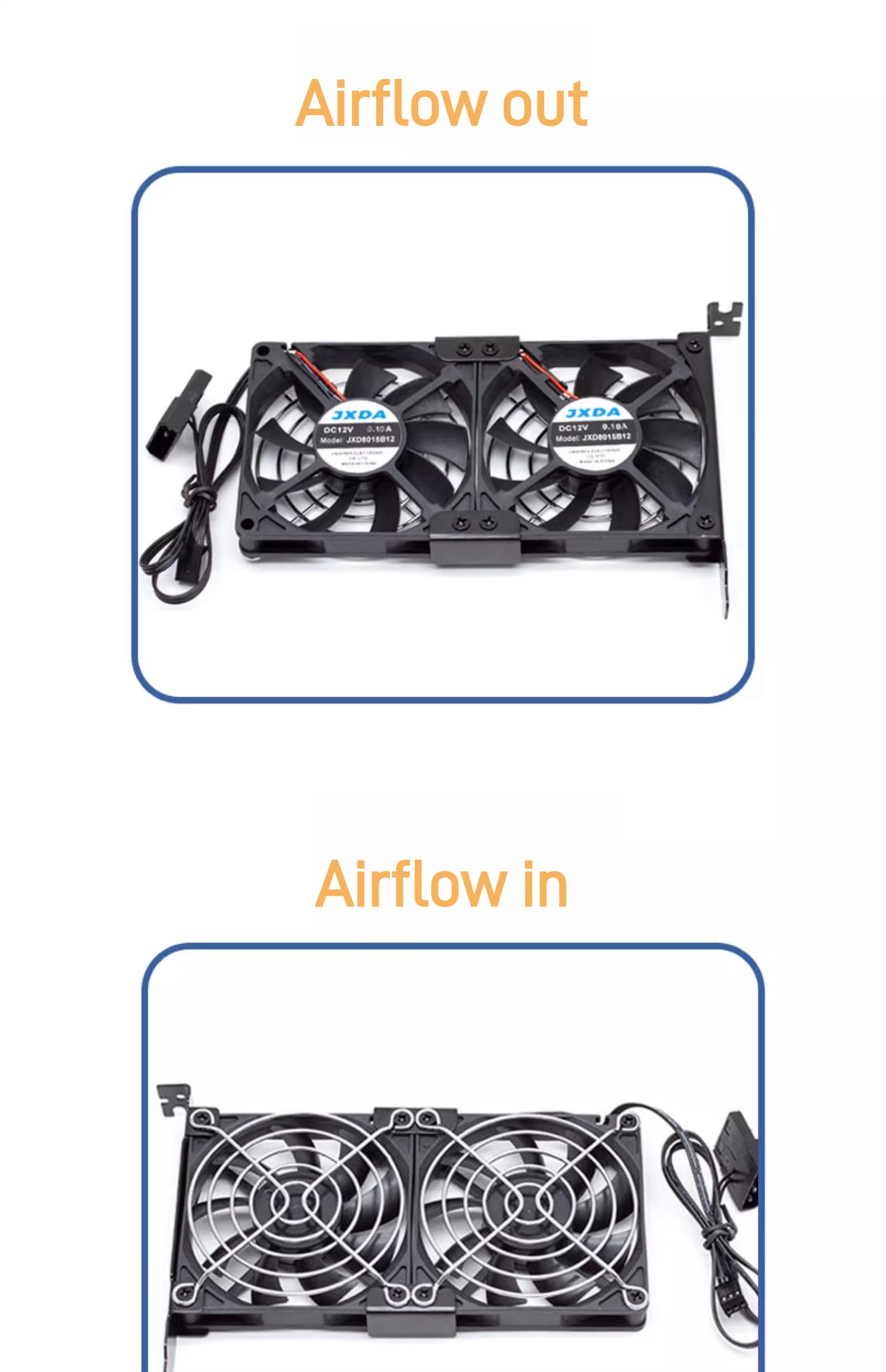 Very Thin Universal VGA COOLER GPU Cooling Fan GPU Radiator 8015 PCI ...