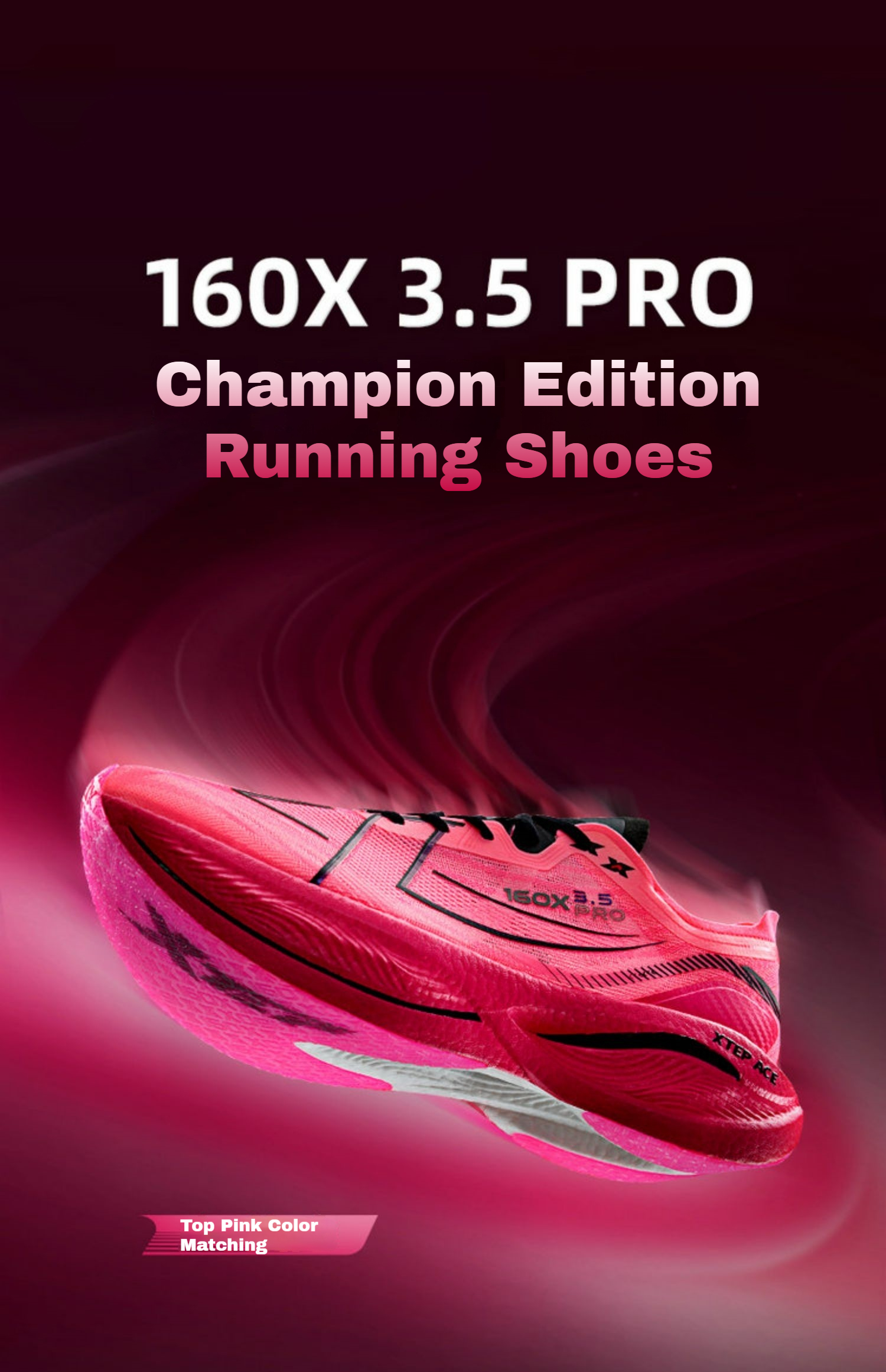【XTEP】160X3.5 Pro | Kasut Larian Lelaki Perlumbaan Maraton Profesional ...