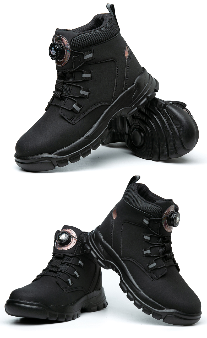 Safety Shoes with Rotating Button work shoes | Shopee Malaysia