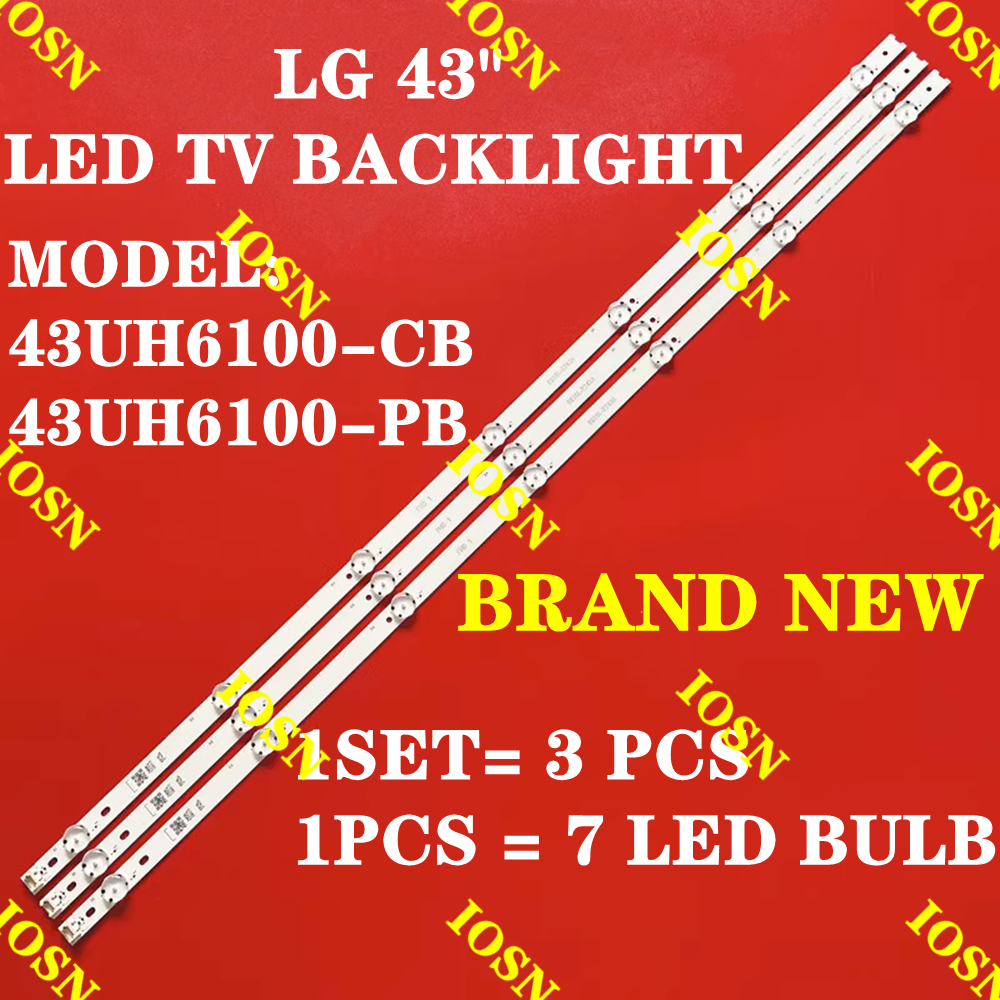 LG 43UH6100-CB light 43" V16.5 ART3 6916-2743A/B FHD 1 LCD TV backlight ...