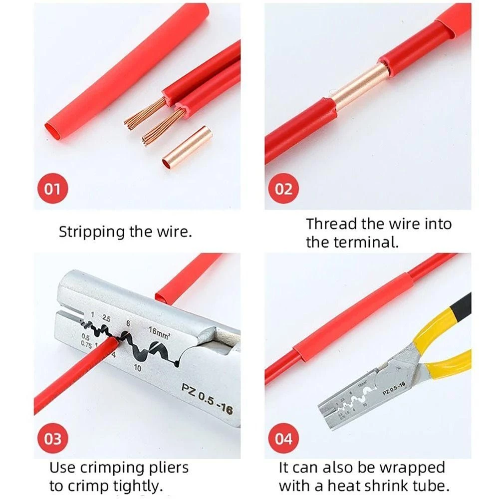 10 pcs GT Copper Penyambung Wayar Sambungan Tube Kabel Connector ...