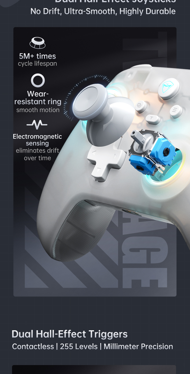 Machenike G3 V2 Tri-Mode Wireless Gaming Controller With Charging Dock ...