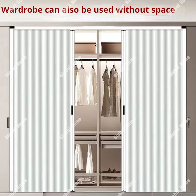 Customized folding sliding honeycomb door, no-punching telescopic ...