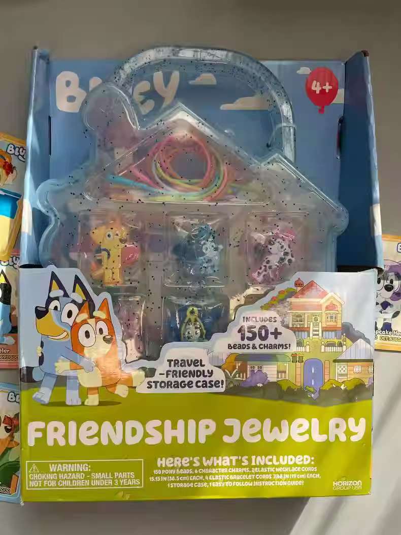 Bluey Friendship Jewelry, Create 4 Bluey Charm Bracelets & 2 Bluey ...