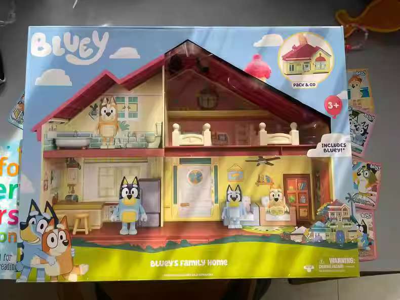 Bluey Heeler Family Home & Outdoor Bbq Set Playset, Includes Bluey ...