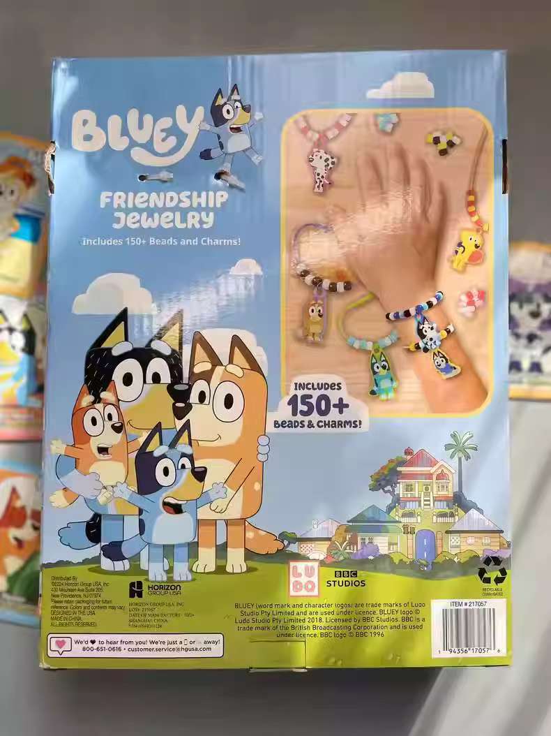 Bluey Friendship Jewelry, Create 4 Bluey Charm Bracelets & 2 Bluey ...