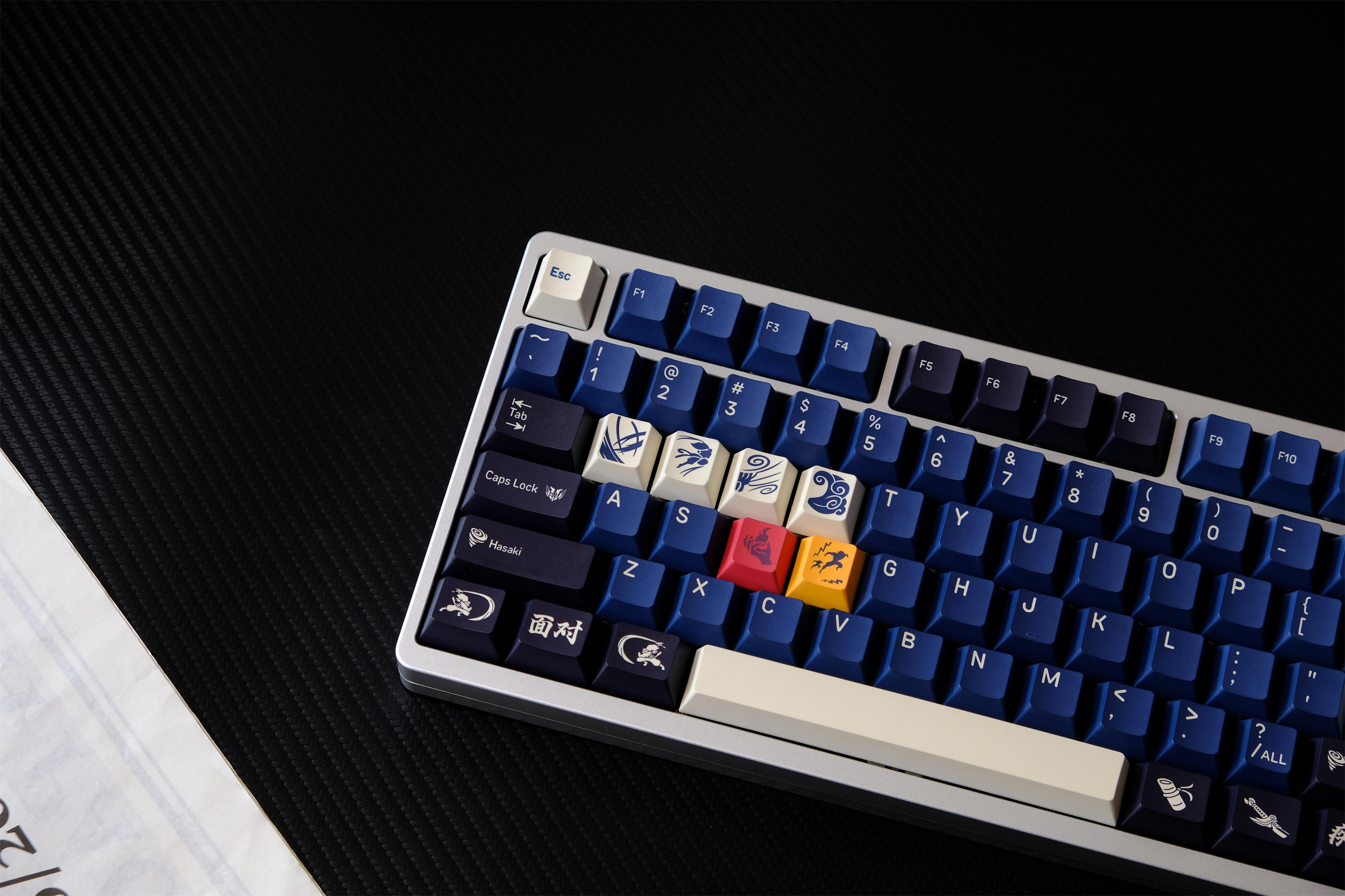 GMK Yasuo Keycaps Set 151 Keys PBT Keyboard Cap Cherry Profile game ...