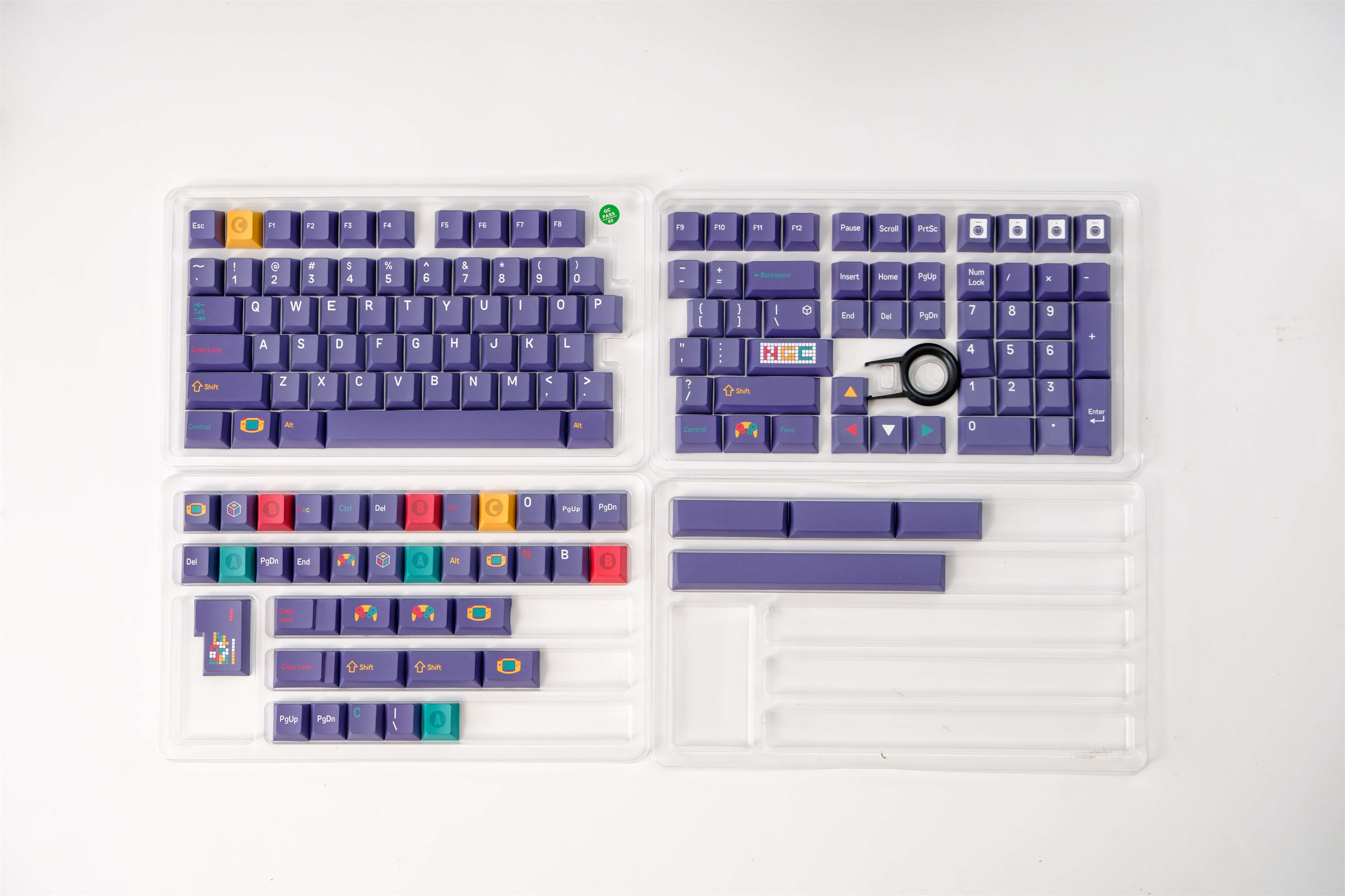 GMK NGC Keycaps Set 151 Keys PBT Keyboard Cap Cherry Profile GMK game ...