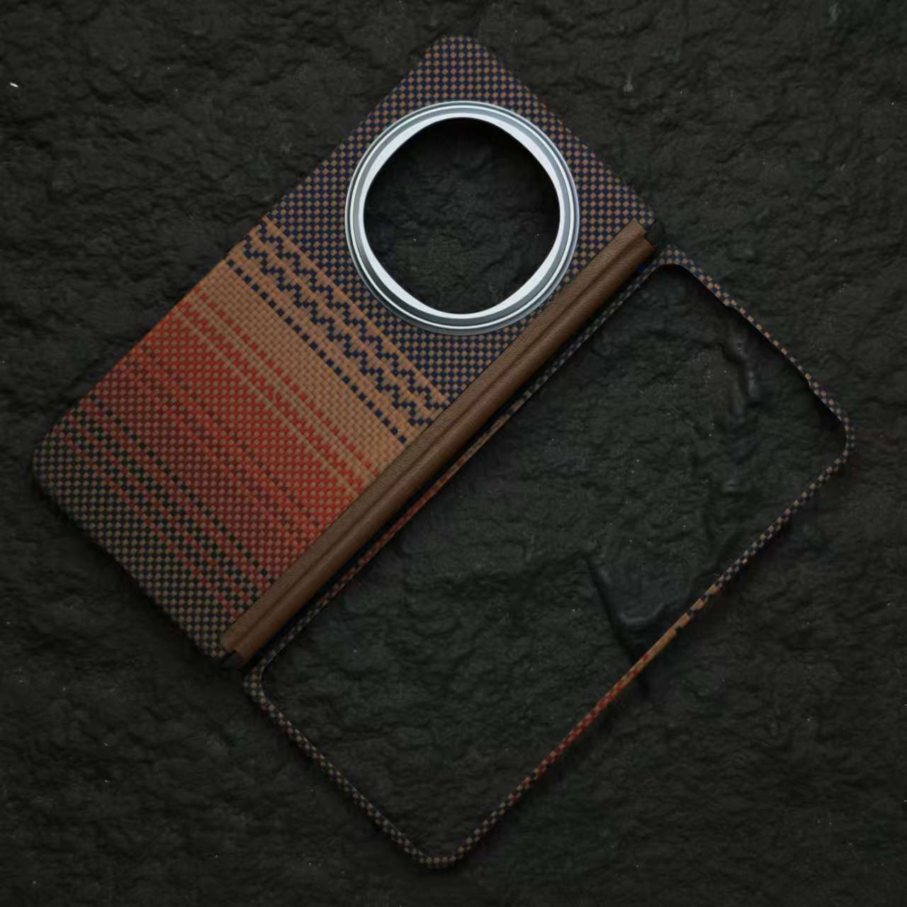 Oppo Find N5 Kevlar central axis magnetic mobile phone casing aramid ...