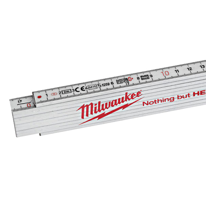 Milwaukee 4932459301 Composite Folding Rule 2m Precise Waterproof ...